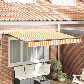 Stahovací markýza Žlutá 250 x 200 cm textil 3329364