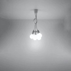 Sollux Lighting Závěsné svítidlo DIEGO 5 bílé