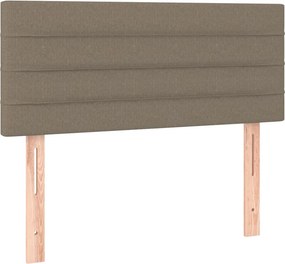 Box spring postel s matrací taupe 120x190 cm textil 3269734