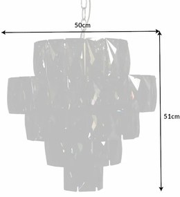 Designový lustr Gadiel 50 cm šedý