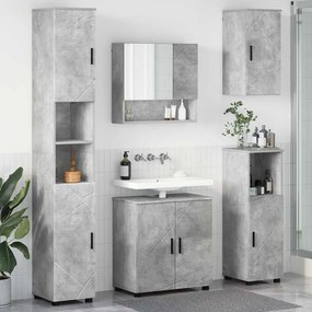 Sada koupelnového nábytku 5 ks Betonově šedá 61 x 35 x 64 cm 3392986