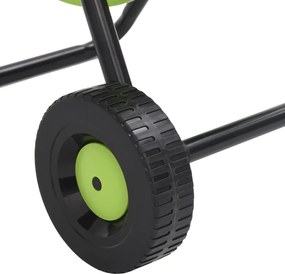 Zelený vozík s hadicovým navijákem s 30m hadicí PVC 3281521