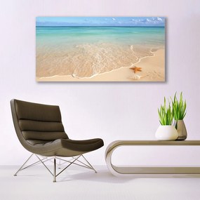 akrylový obraz Pláž Hvězdice Krajina 120x60 cm