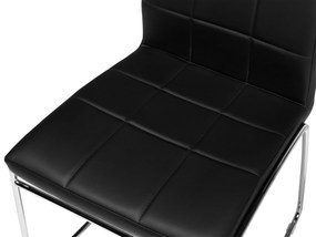 Sada 2 černých jídelních židlí KIRON Beliani