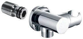 Mereo - Sprchové kolínko s držákem, chrom CB700C