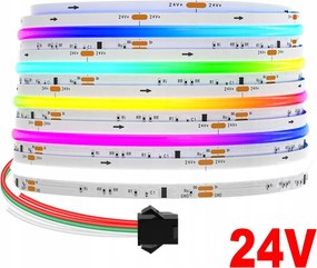 Digitální Led pásek Cob Wled WS2814 Rgbic Bílý neutrální 784 LED/m 24V 5 m