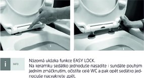 Mereo Mereo, WC závěsné, RIMLESS, 530x355x360, keramické, vč. sedátka CSS124, VSD81S2