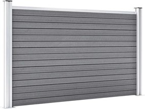 Zahradní plot WPC 872 x 106 cm šedý 3053250