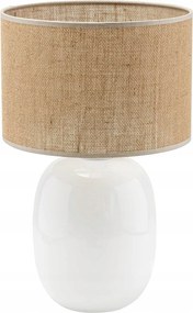 noční stolní lampa Melody White Juta 5984 Tk Lighting