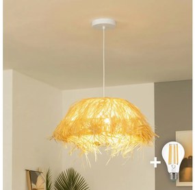 Brilagi - LED Lustr na lanku CERIA BOHO 1xE27/40W/230V pr. 40 cm rafie