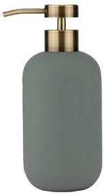 Zelený keramický dávkovač mýdla 200 ml Lotus – Mette Ditmer Denmark
