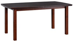 Jídelní stůl Hubert Zvolte barvu nožek: Černá, Barva horní desky stolu (dýha): Ořech - nut
