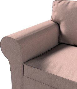 Potah na křeslo IKEA Ektorp barva růžová látka pletený vzor