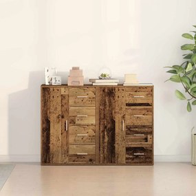 Servírovací skříň 2 ks Staré dřevo 60 x 31 x 84 cm 3334311