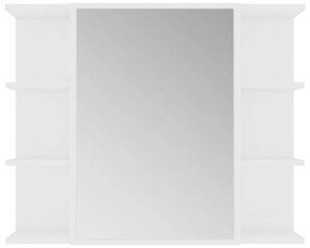 Petromila Koupelnová skříňka se zrcadlem bílá 80 x 20,5 x 64 dřevotříska