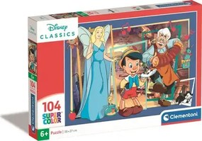 Clementoni PUZZLE Pinocchio / 104 dílků / od 6 let