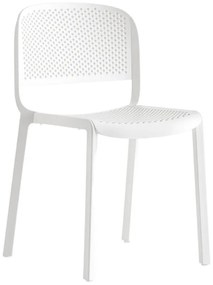 OnaDnes -20% Pedrali Bílá plastová zahradní židle Dome 261