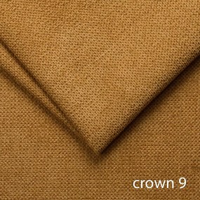 Sedací sestava ALANA BIS 3+1+1 | crown 9 zastřeně oranžová | očalouněná záda