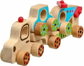 Lucy  Leo Můj první kamion dřevěná skládačka / 4 díly / od 3 let