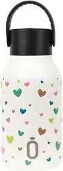 Runbott Mii Hearts Cream / Termoláhev / 350 ml / vakuová izolace / BPA