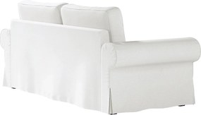 Potah na pohovku IKEA Backabro,  3-místná, rozkládací barva krémová látka pletený vzor