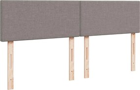 Box spring postel s matrací taupe 180x200 cm textil 3287532