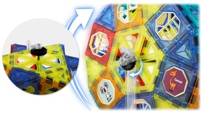 Magnetické bloky s kolotočem RK-769 Ricokids