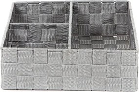 Šedý koupelnový organizér Compactor Stan, 32 x 25 cm