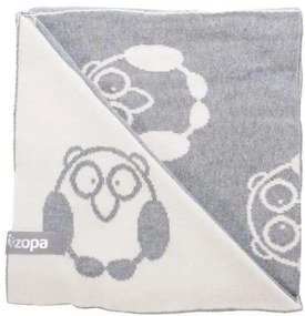 Zopa Dětská deka Little owl Grey