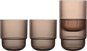 Sklenice z recyklovaného plastu v sadě 4 ks 400 ml Billi – Sagaform
