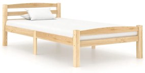 Rám postele masivní borové dřevo 90 x 200 cm,  322061 HangarStore.cz