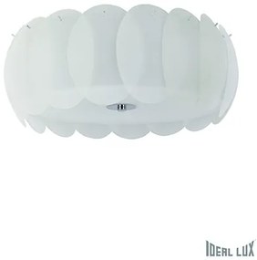 Stropní přisazené svítidlo Ideal Lux Ovalino PL8 bianco 094014 bílé 52cm