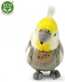 RAPPA Plyšový papoušek korela chocholatá 20cm / ECO-FRIENDLY / od 0 mě