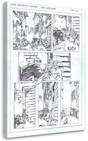 Gario Obraz na plátně Komiksová skica - Saqman Rozměry: 40 x 60 cm