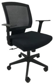 Černá síťovaná kancelářská židle Goldsit Reks, 100 P