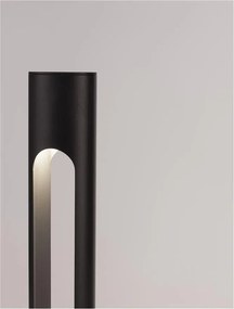 NV 9100917 Venkovní sloupkové svítidlo ELLERY černý hliník a akryl LED 12W 3000K 100-240V IP65 - NOVA LUCE