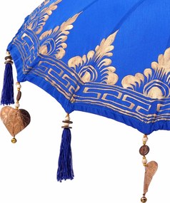 Balijský deštník se základnou Modrá 95 x 95 x 260 cm 3356911