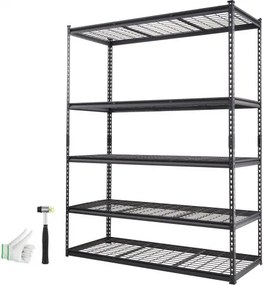 Úložná policová jednotka, 5-ti úrovňová nastavitelná, kapacita 907,2 kg – 4AV0