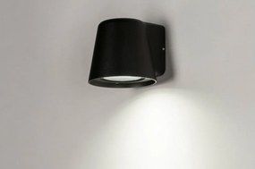 Nástěnné venkovní černé svítidlo Grand Mona Nero One IP54
