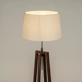 Stojací designová lampa Paola Bianco and Dark Brown