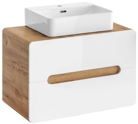 Koupelnová skříňka ARUBA WHITE 80 cm