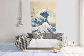 Lenbutik Lněná tapiserie Katsushika Hokusai Velká vlna / The Great Wave 130x100 cm