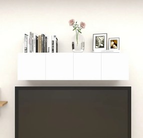 vidaXL Nástěnné TV skříňky 4 ks 30,5x30x30 cm [804498] Barva: Betonová šedá