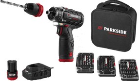 Parkside Performance® Sada s aku vrtacím šroubovákem Pbspa 12 E4