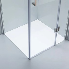 BPS-koupelny Čtvercový sprchový kout HYD-SK1390B 90x90 chrom/transparent - bez vaničky