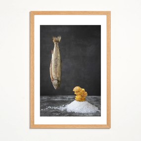 Monika Drapáková | Balance Rám: Černý, Velikost: 40 x 30 cm