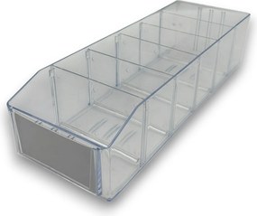 usporadejto.cz Úložný box, ideální do spíže, s etiketou + 2 přepážky, BITO, 40x13cm