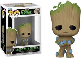 Funko pop marvel: iag- groot w/ grunds