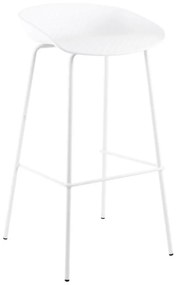 OnaDnes -20% Bílá plastová barová židle Somcasa Alene 83 cm