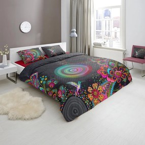 HIP Designové povlečení HIP bavlněný satén 5892 IZEFIA 140x200+70x90cm